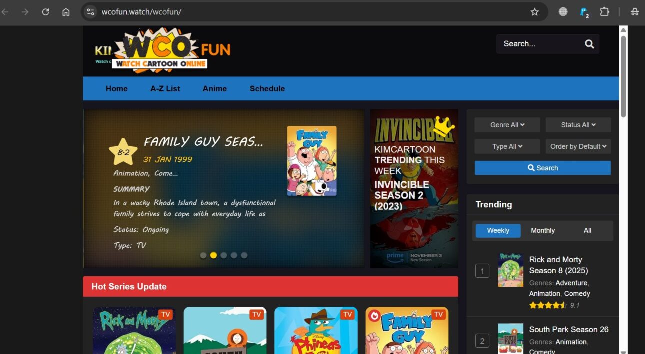 Wcofun TV Review 2025: Free Anime & Cartoon Streaming — Is It Safe ...